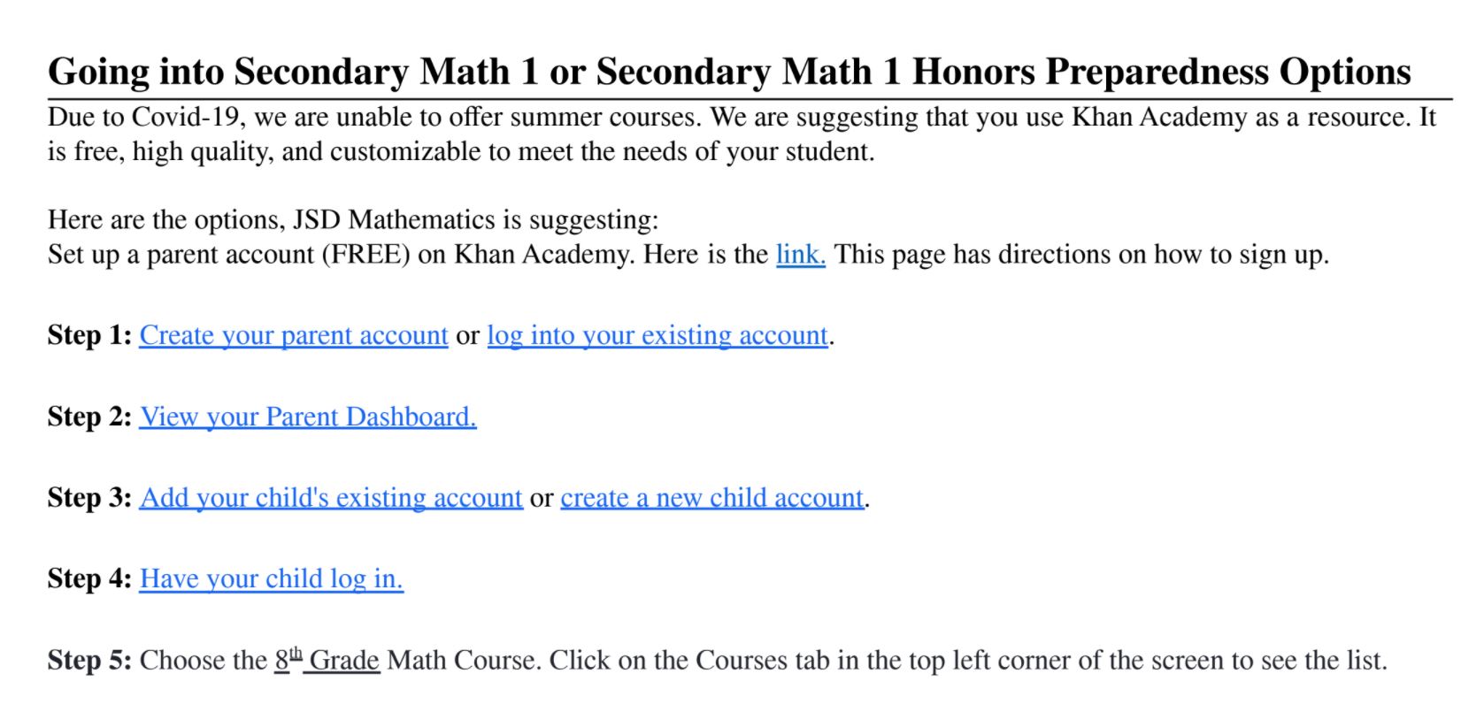 Secondary Mathematics – Jordan Teaching & Learning